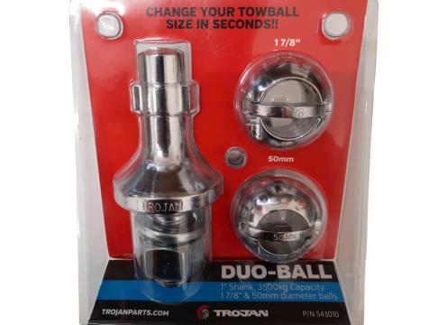 Towball Duo-Ball 1" Shank – City Motor Homes & Caravans